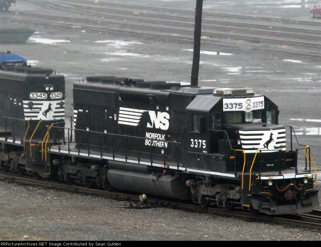 NS EMD SD40-2's 3375 & 3345